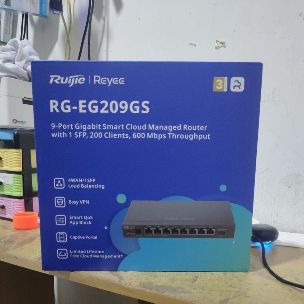 Jual RG-EG209GS | 8 Port Gigabit + 1 Port SFP Gigabit Load Balance ...