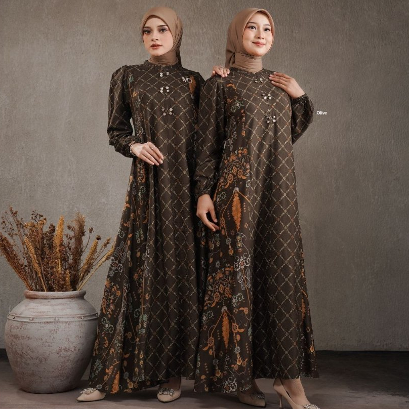 Jual NADHEERA LUXURY 2026 DAREEA DRESS MIDI DRESS TERBARU GAMIS ABAYA ...