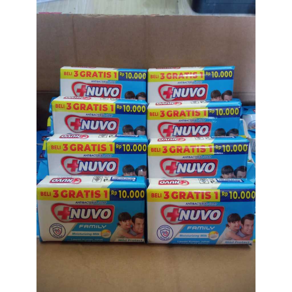 Jual [ISI 6PCS] NUVO SABUN BATANG 72 VARIAN RANDOM // 5 PCS Nuvo Sabun ...