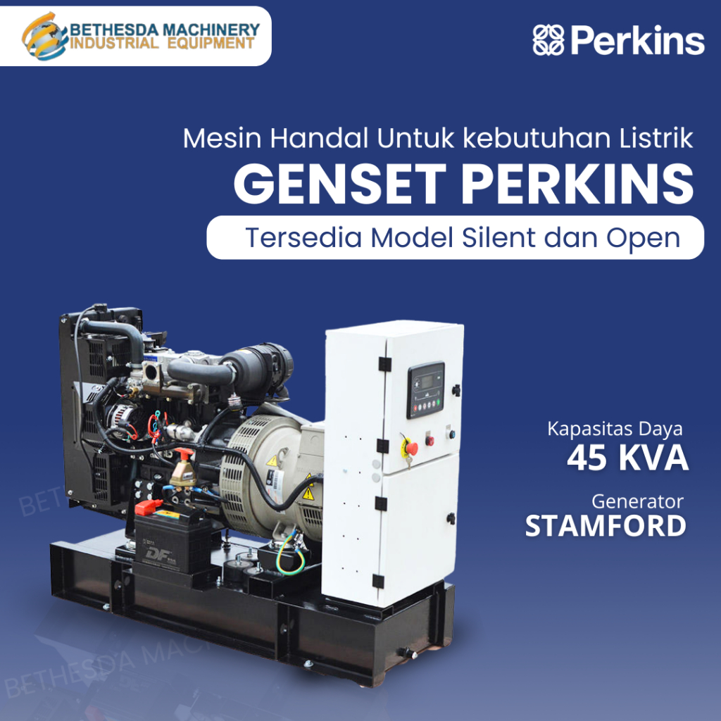 Jual Genset 45 kva Silent Perkins 45Kva Stamford Generator | Shopee ...