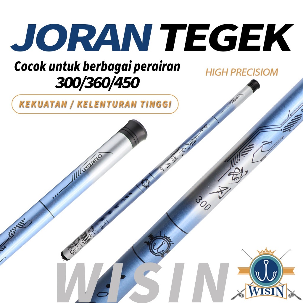 Jual WISIN Tegek Carbon Ruas Pendek 40cm Kuat Lentur Micro Fishing ...