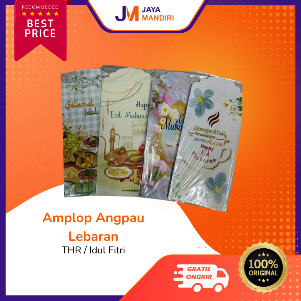 Jual Amplop Angpao Lebaran THR Idul Fitri Isi 8 Pcs – Amplop THR Motif ...
