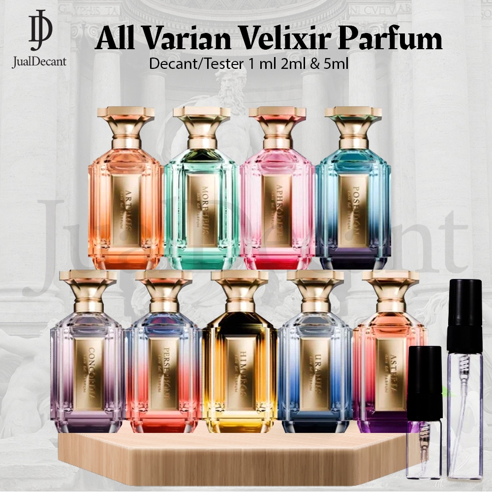 Jual Decant Tester Parfum Velixir All Varian concordia Poseidon ...