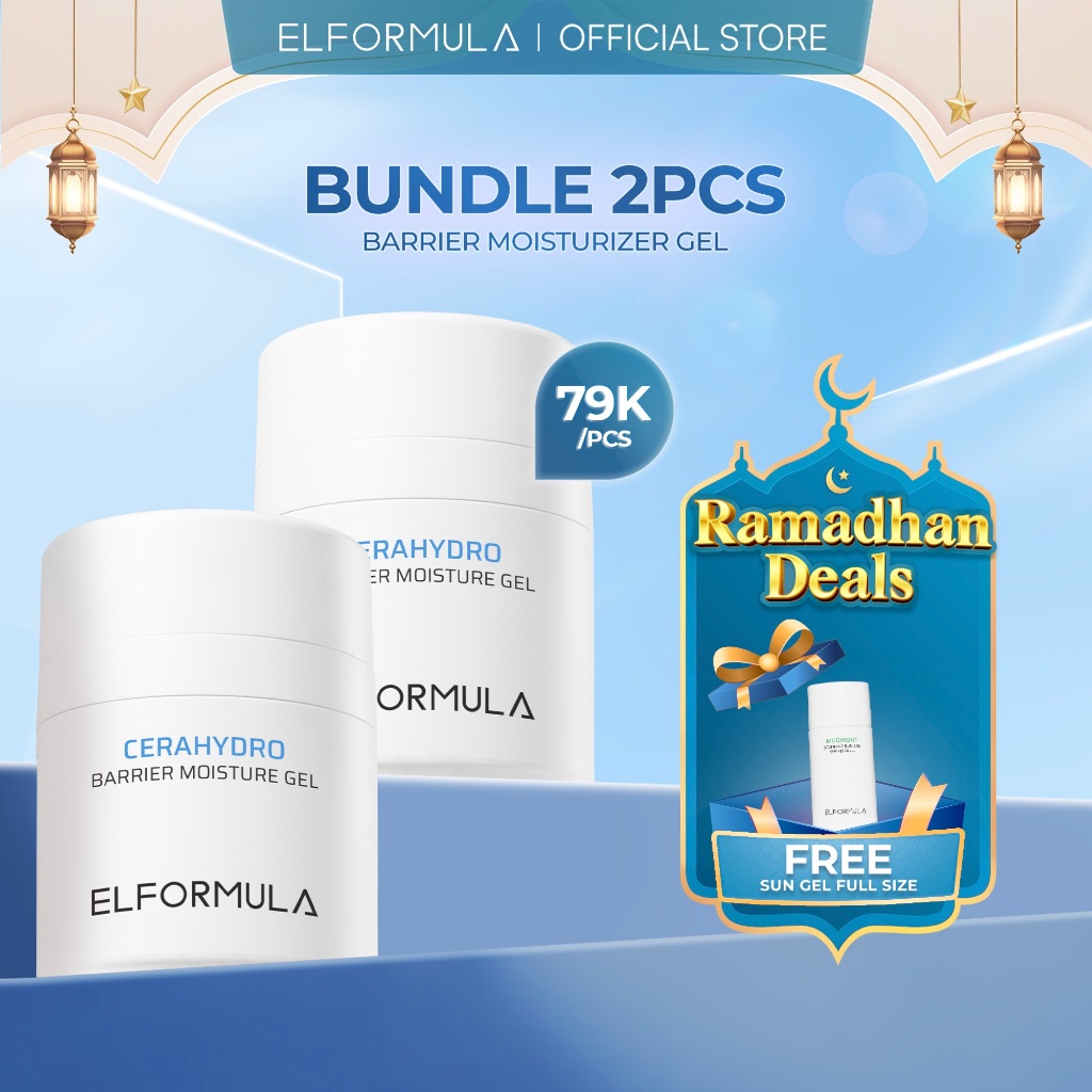 Jual [FREE SUN GEL] ELFORMULA Bundle 2pcs Intensive CeraHydro Barrier ...