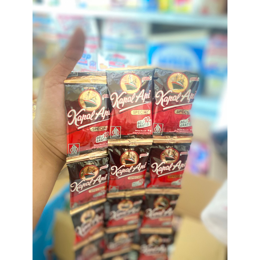 Jual Kapal Api Mini Sachet 6gr [ 10 bungkus +1 ]Praktis, Instan ...