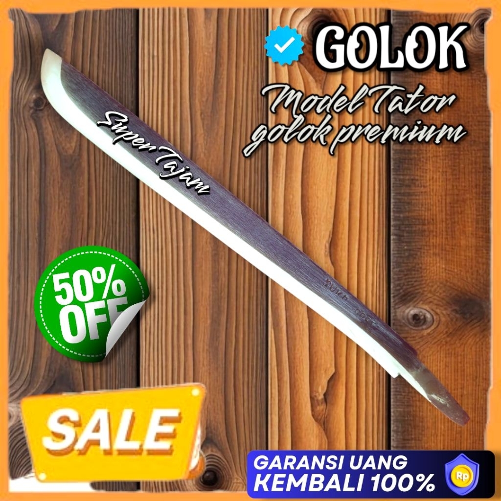 Jual PARANG PERKEBUNAN SUPER TAJAM MODEL TATON 40CM BAJA TEMPA KUAT ...