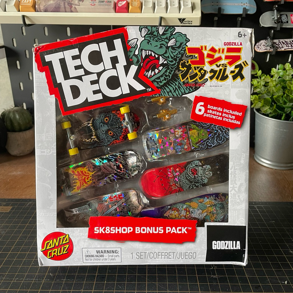 Jual Tech Deck X Godzilla SK8Shop Fingerboard | Shopee Indonesia