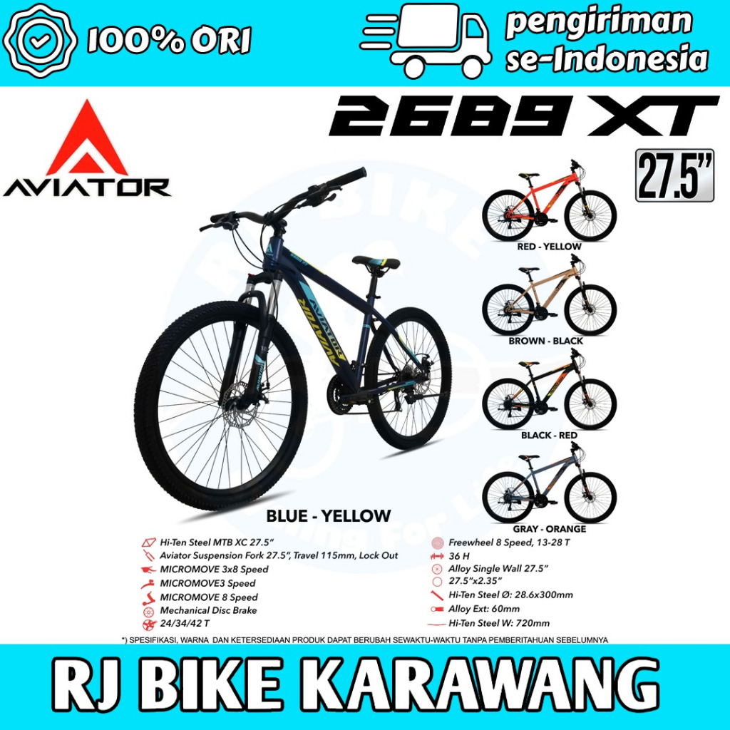 Jual Aviator Sepeda Gunung Terlengkap & Harga Terbaru Juni 2026 ...