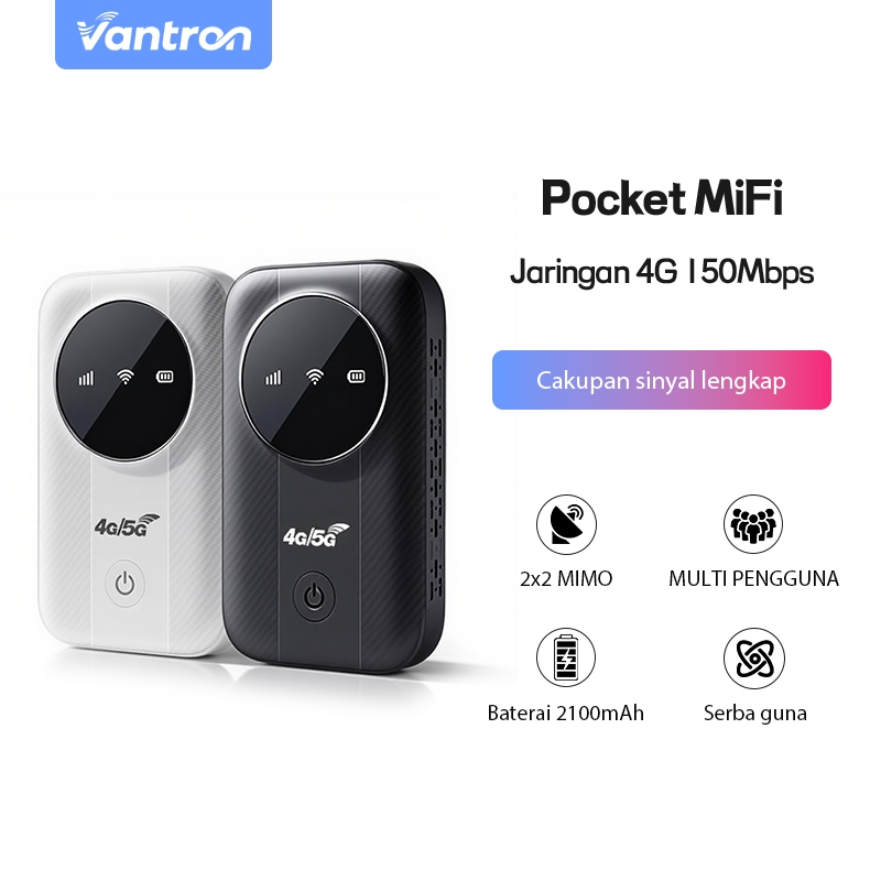 Jual Vantron Portable Modem WiFi Router Mobile WiFi Mifi 4G LTE Dengan ...