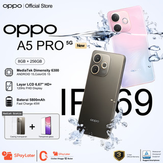Jual Oppo A5 Pro 5G Smartphone 8GB/256GB AI LinkBoost 2.0 Terbaru 2026 ...