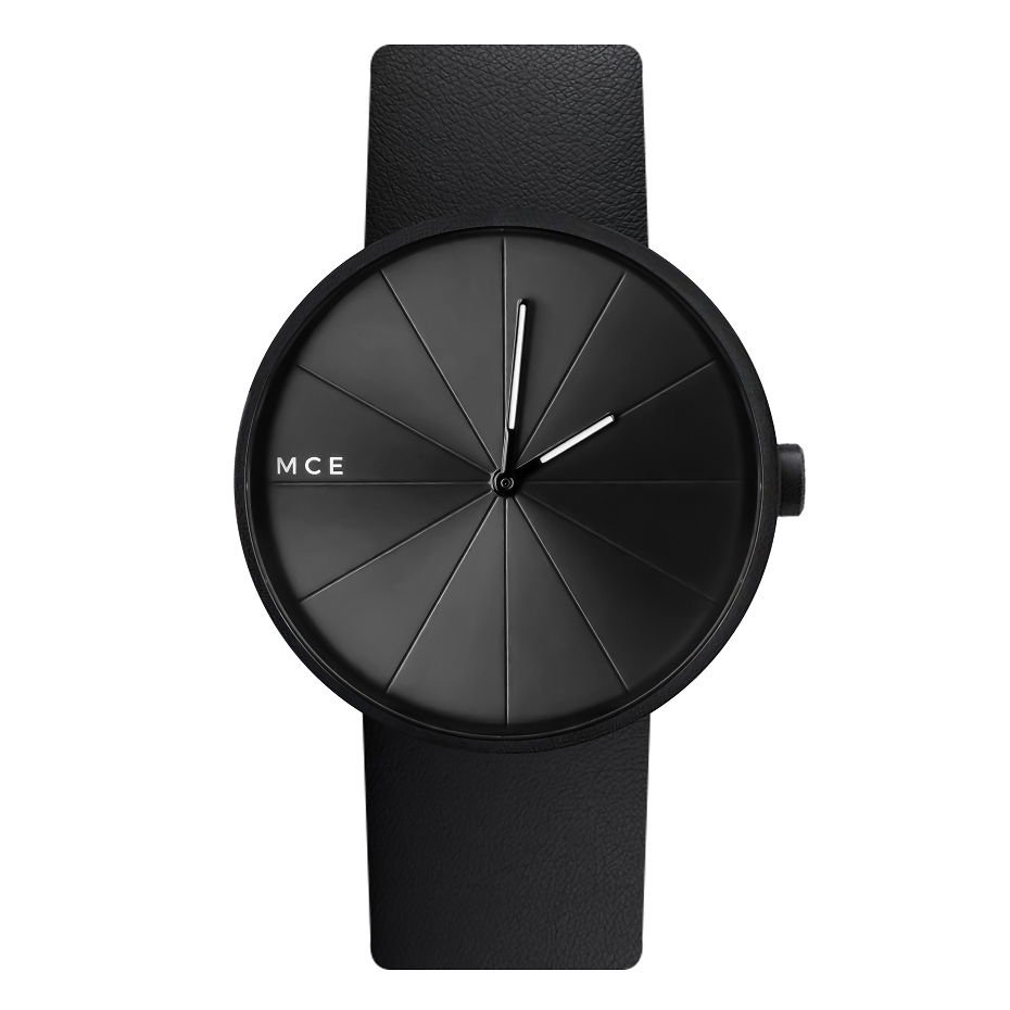 Jual MCE Jam Tangan Pria Apollo Series ( Full Black ) | Shopee Indonesia