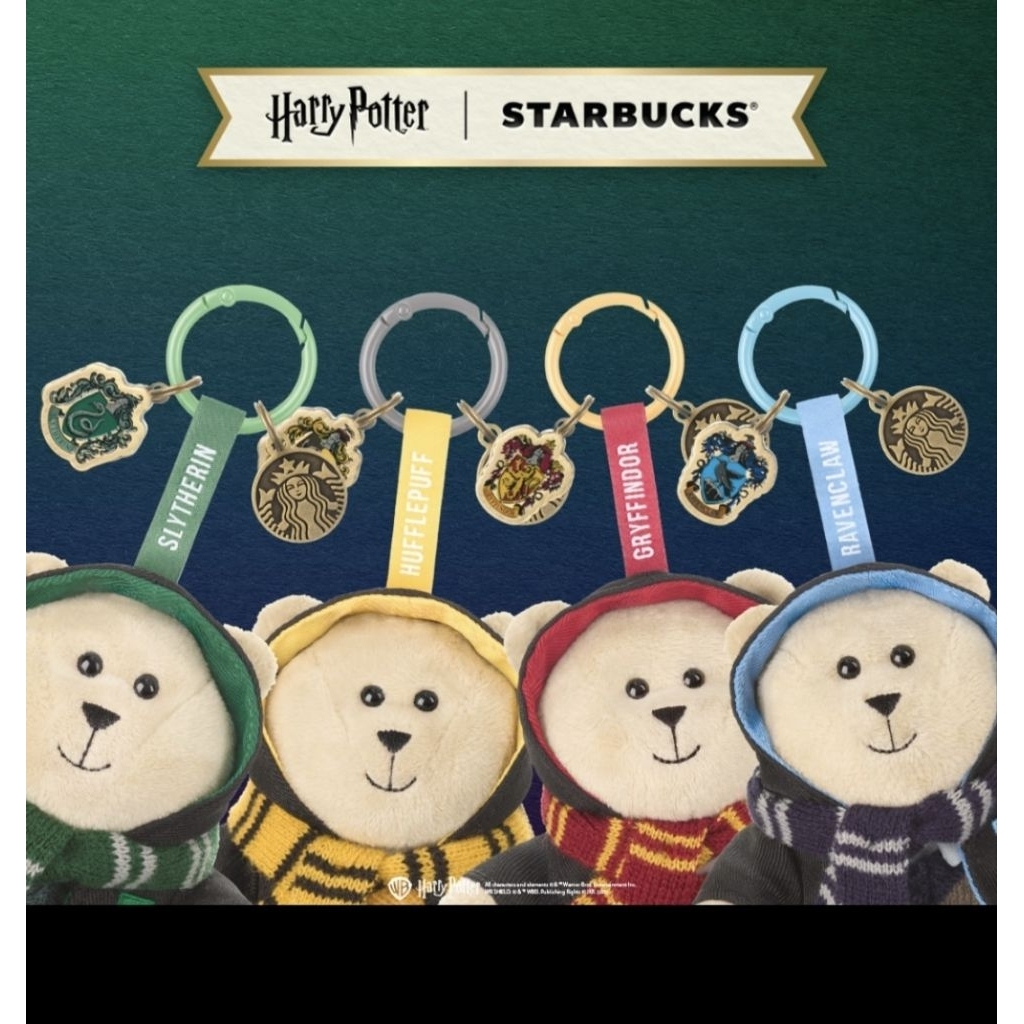 Jual Harry Potter Bearista Bear Plush Keychain Starbucks Thailand ...