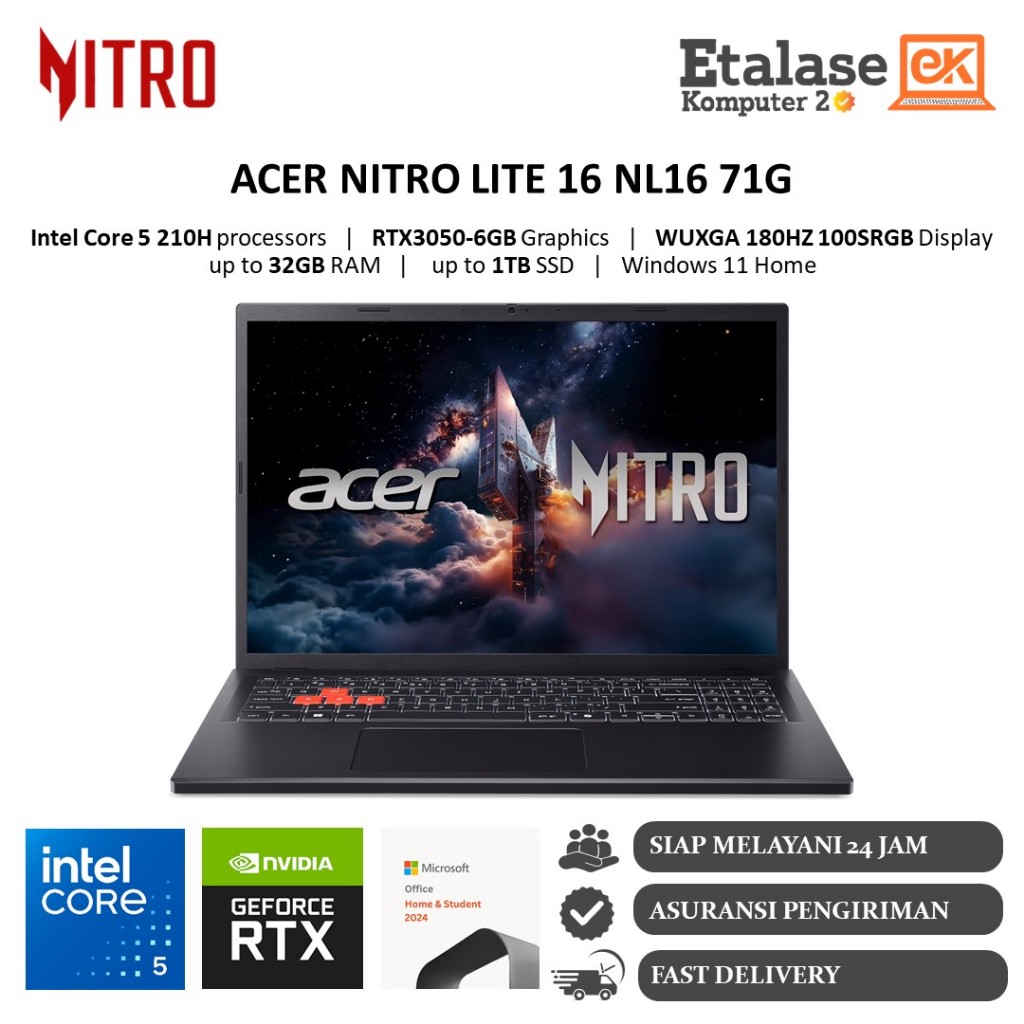 Jual Acer Nitro Lite 16 Terlengkap & Harga Terbaru Mei 2026 | Shopee ...