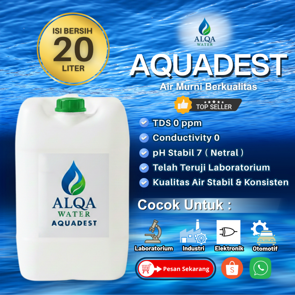 Jual Aquadest Terlengkap & Harga Terbaru April 2026 | Shopee Indonesia