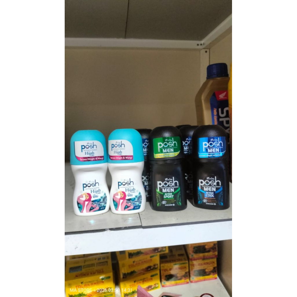 Jual Posh Deodorant Roll On 50ml - Mencerahkan Ketiak, Anti Noda ...