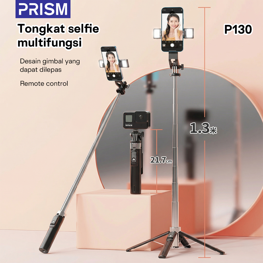Jual 130cm Tongsis Remote Bluetooth Tripod Stabilizier Multifunctional ...