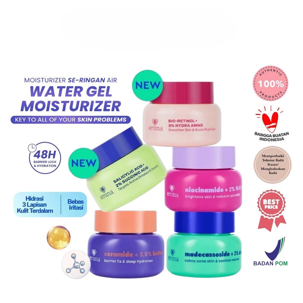 Jual Emina Moisturizer Baru Terlengkap & Harga Terbaru Mei 2026 ...