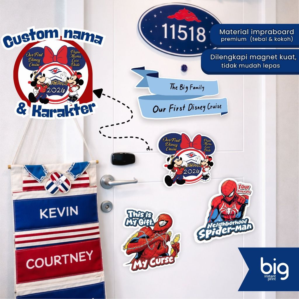 Jual CUSTOM DESIGN MAGNETS DOOR DECORATION READY STOCK SIAP KIRIM ...