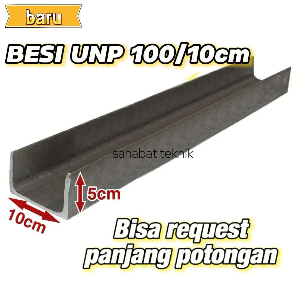 Jual Besi UNP 100 Terlengkap & Harga Terbaru Mei 2026 | Shopee Indonesia