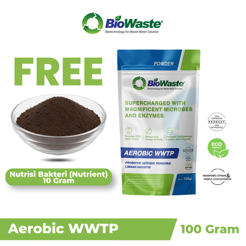 Jual Biowaste Aerobic WWTP Bakteri Pengurai Limbah IPAL MBG Industri ...