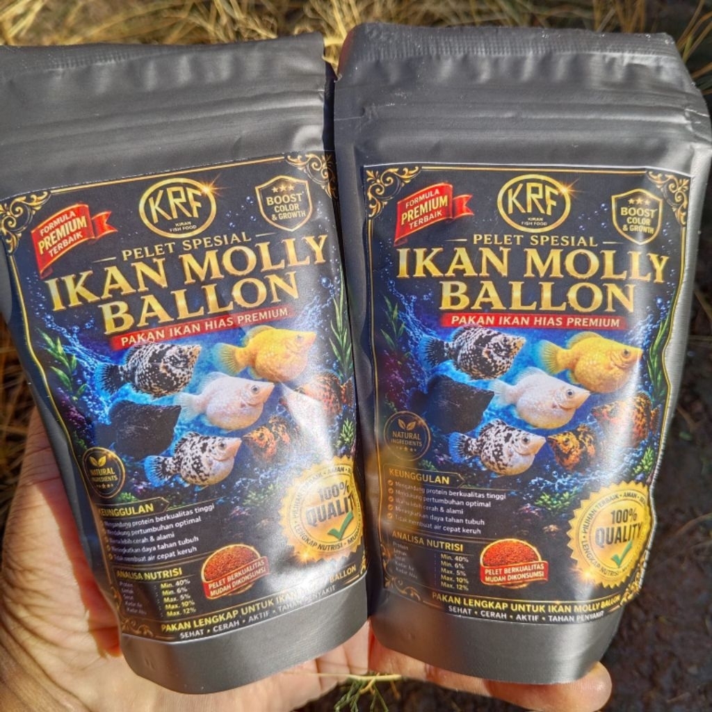 Jual PELET SPECIAL IKAN HIAS MOLLY BALON PELET IKAN HIAS GUPPY,CUPANG ...