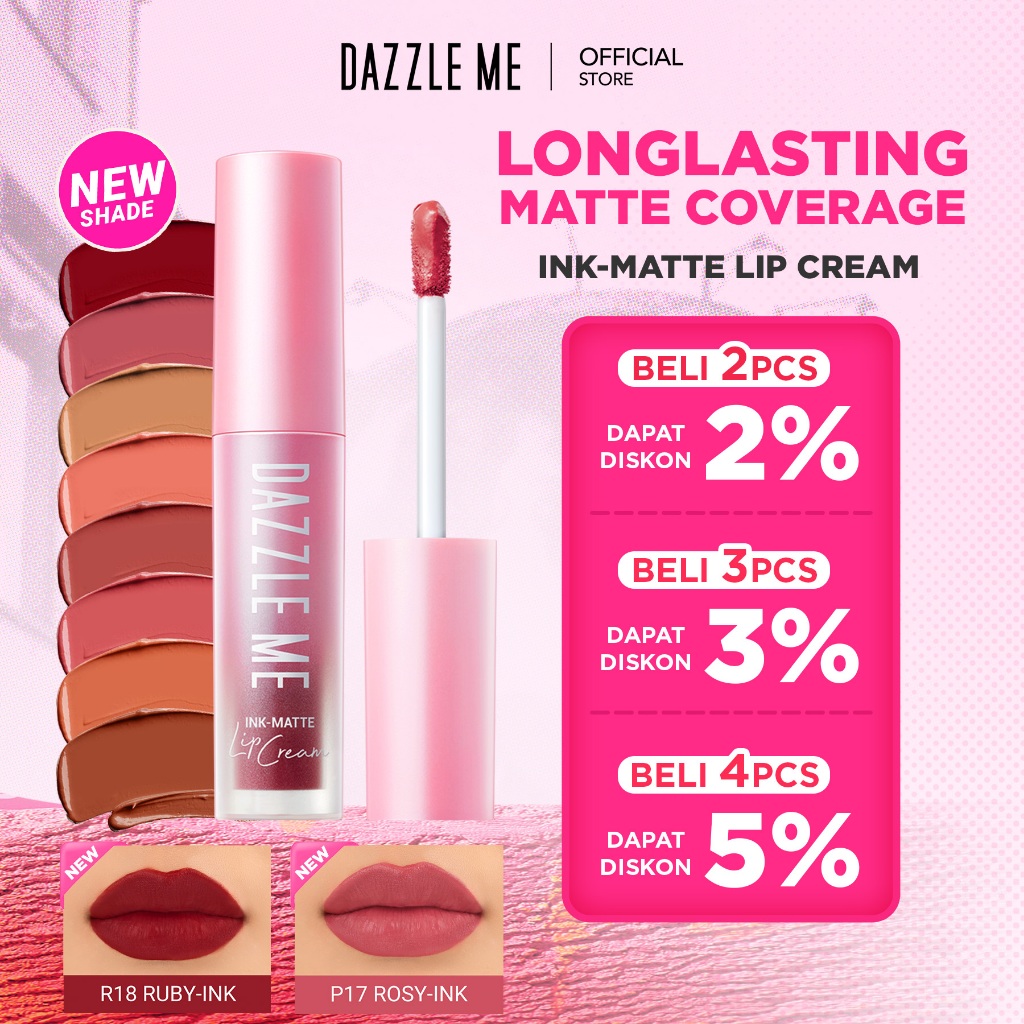 Jual Dazzle Me Lip Cream Terlengkap & Harga Terbaru Juni 2026 | Shopee ...