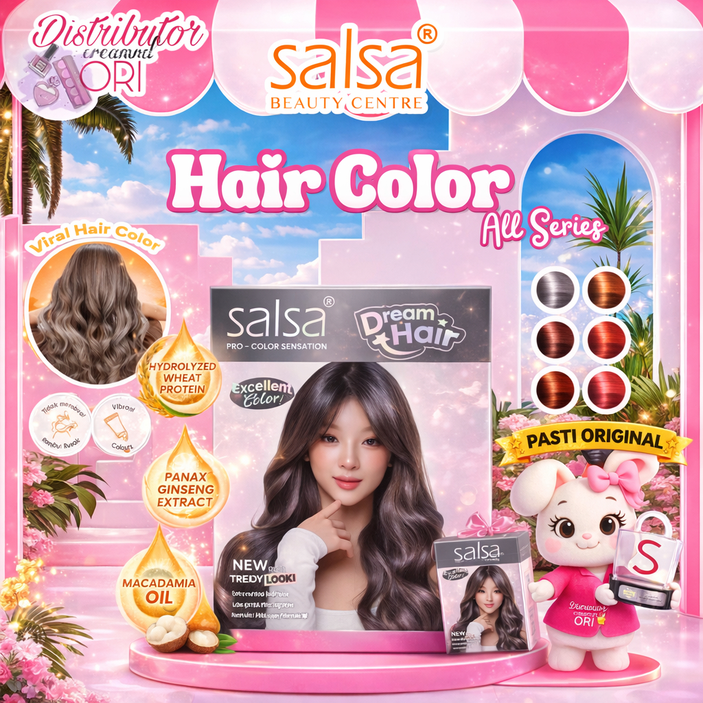 Jual SALSA Dream Hair Color - Cat Rambut Permanen Praktis Intens Tahan ...
