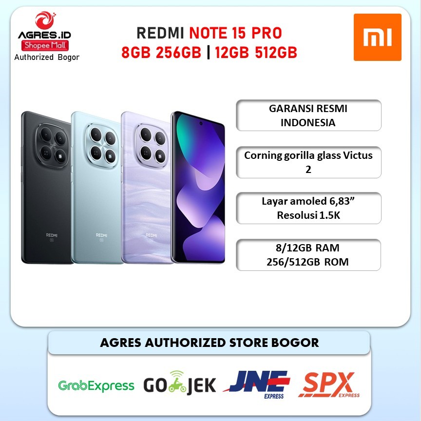 Jual XIAOMI REDMI NOTE 15 5G 12GB 512GB | 8GB 256GB | Shopee Indonesia