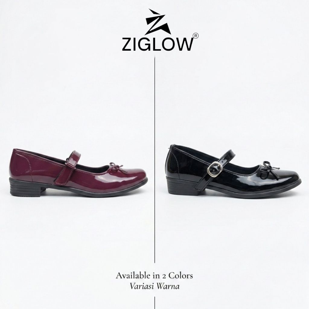 Jual ZIG LOW Elissa - Sepatu Pantofel Pita Wanita Paskib Sekolah ...