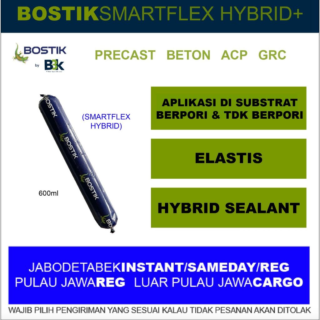 Jual Bostik Smartflex Smart Flex Plus Hybrid + Seal MS 600 ml Sealant ...