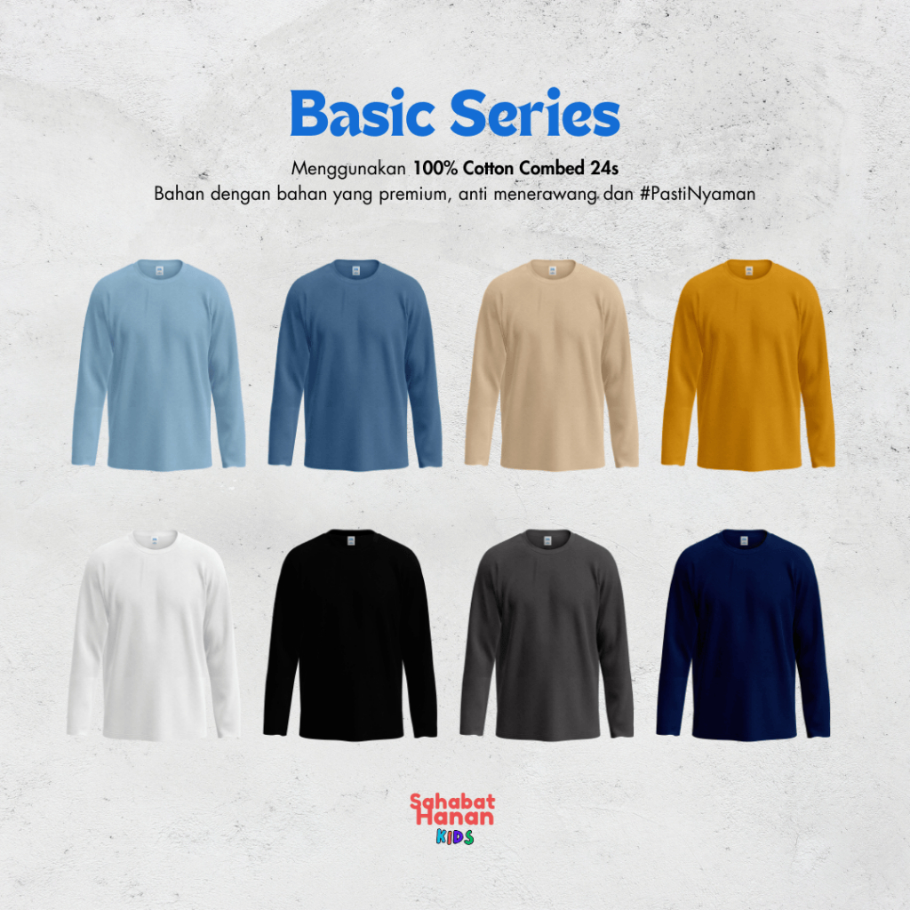 Jual Kaos Polos 100% Katun Combed Premium 24S Knitto Textile Lengan ...