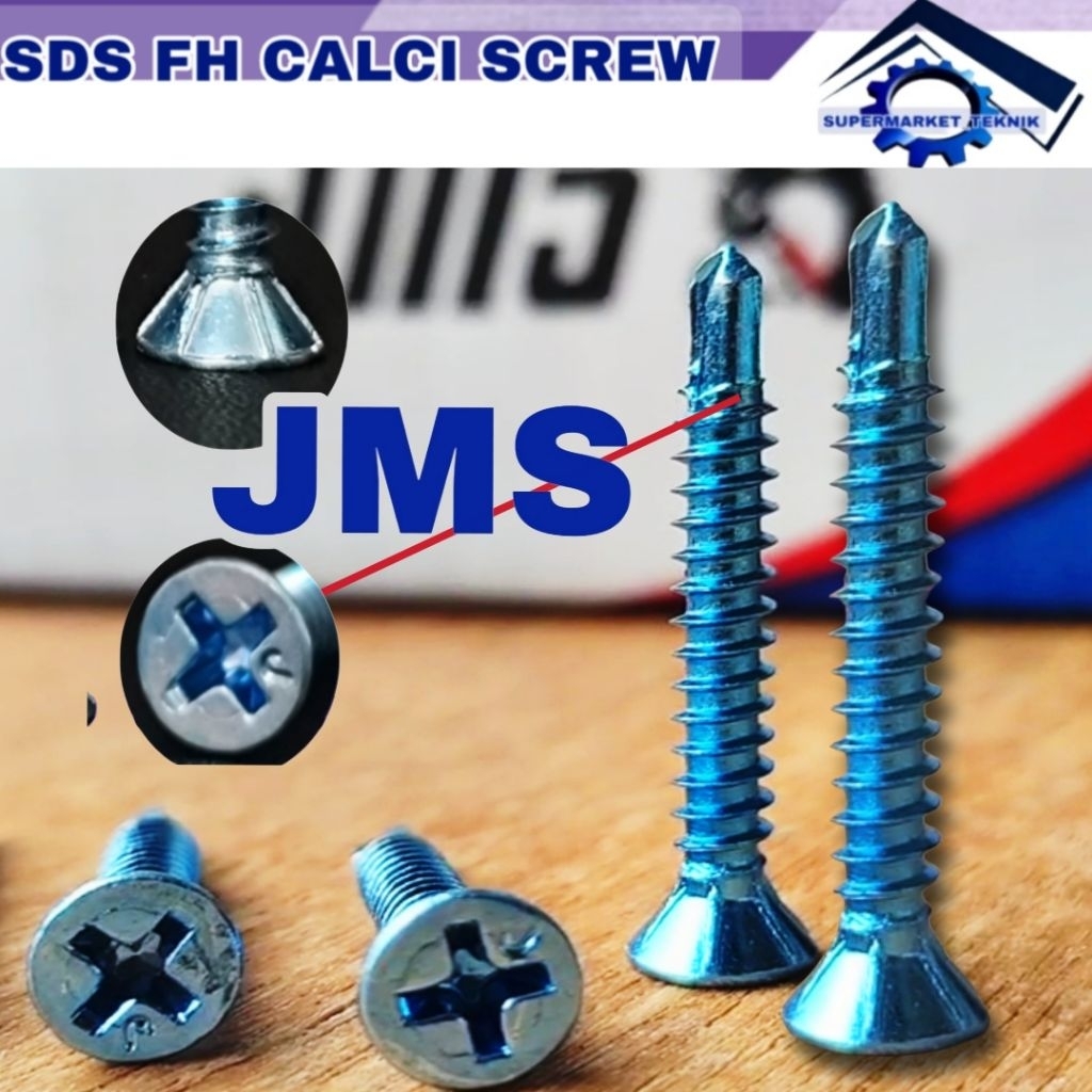 Jual 100 PCS Sekrup Skrup Sds Calci Screw 8x25 / 8x32 Inch Sekrup Skrup ...