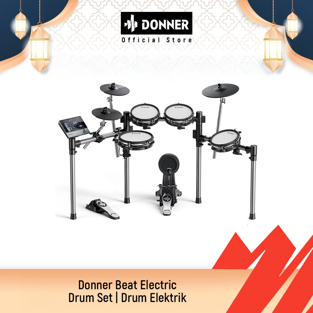 Jual Donner Beat Electric Drum Set | Drum Elektrik | Shopee Indonesia