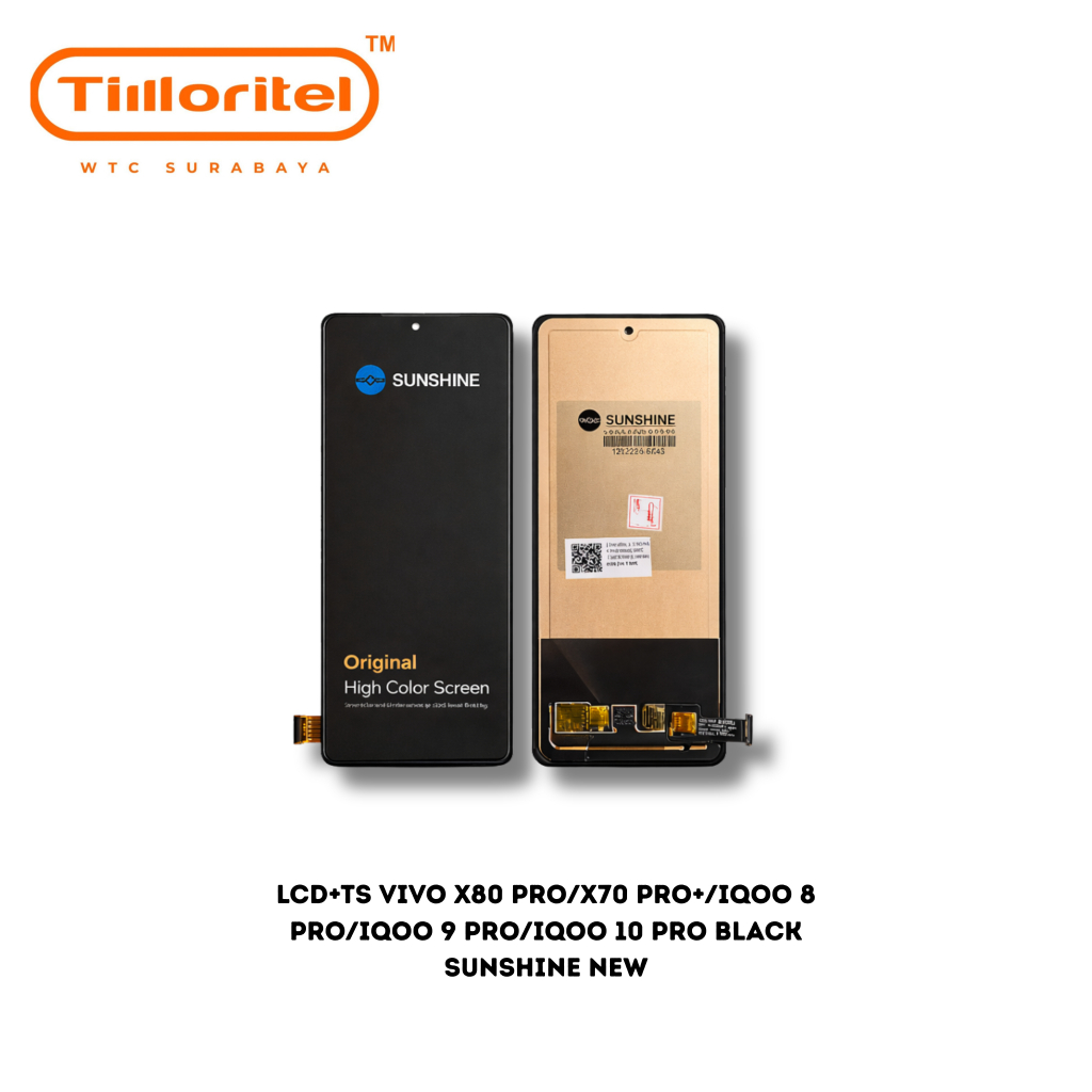 Jual Lcd Vivo X80 Pro/X70 Pro+/Iqoo 8 Pro/Iqoo 9 Pro/Iqoo 10 Pro Black ...