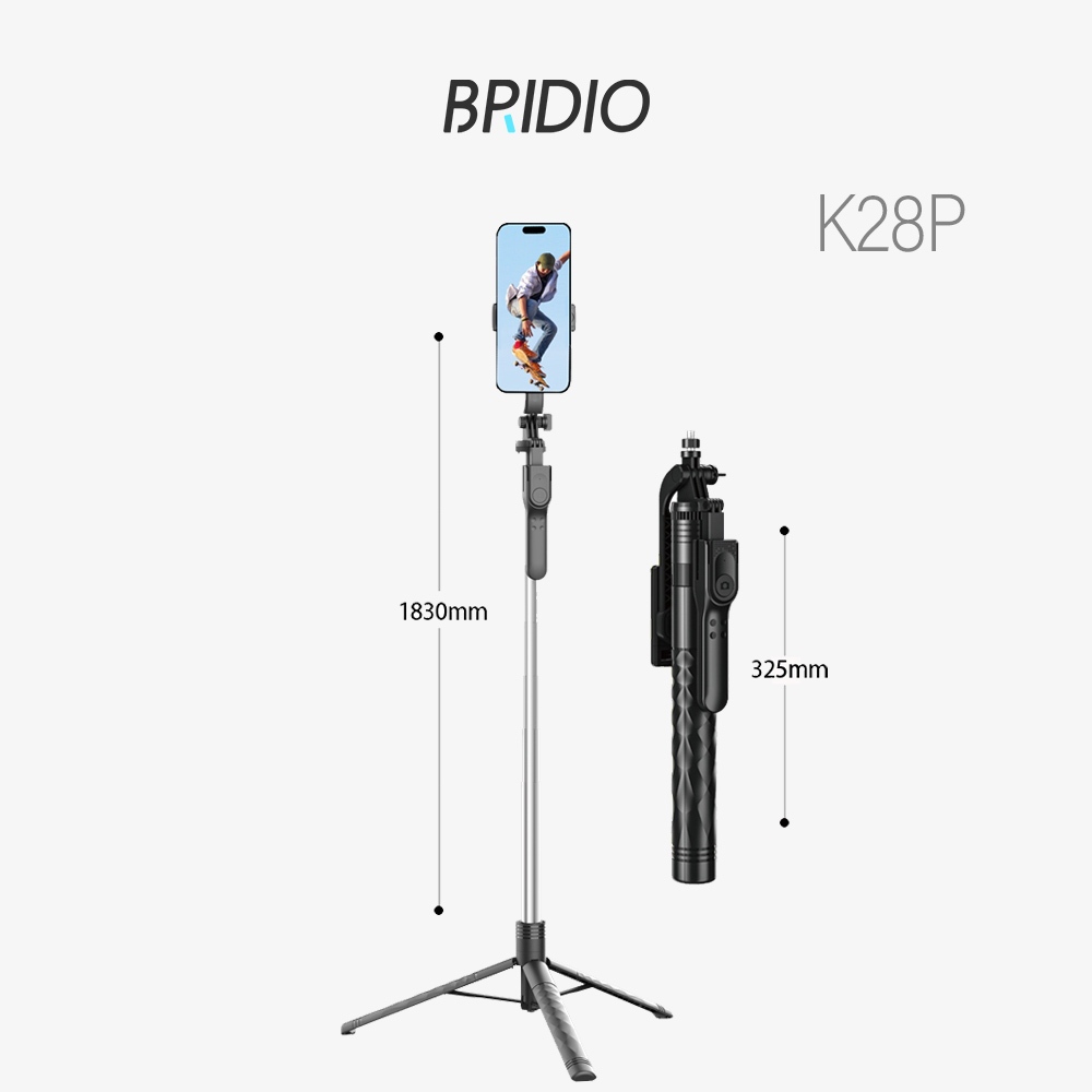 Jual Bridio 180cm Tongsis Tripod 3 Kaki Tripod Selfie Stick HP Kamera ...