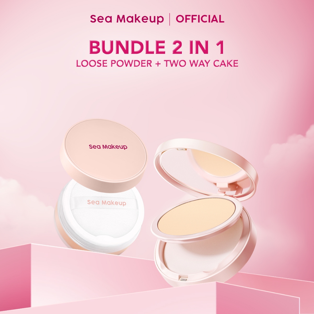 Jual Sea Makeup Twin Cover Bundle 2in1 – Acne Cover Two Way Cake & Acne ...