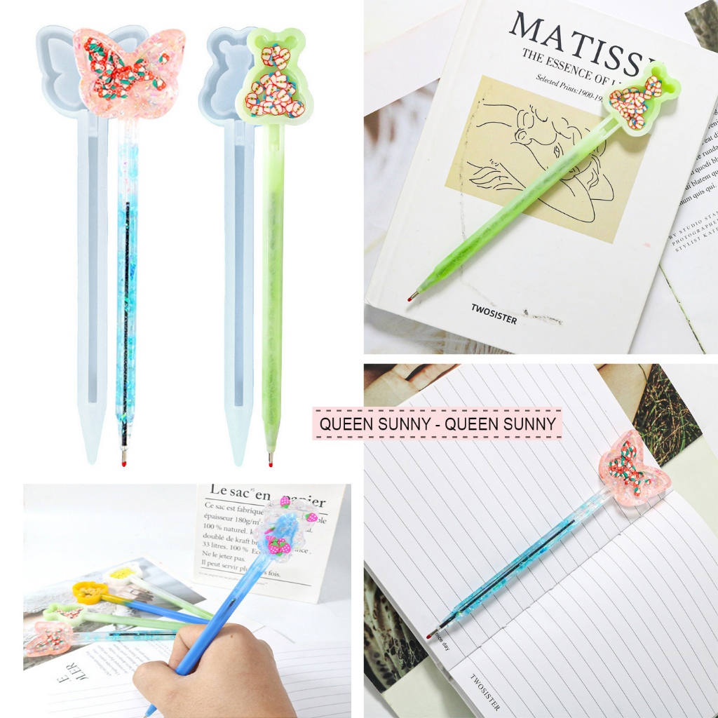 Jual 1Pc Cetakan SHAKER BOLPOIN LUCU IMUT MODEL KUPU & BERUANG Mold ...