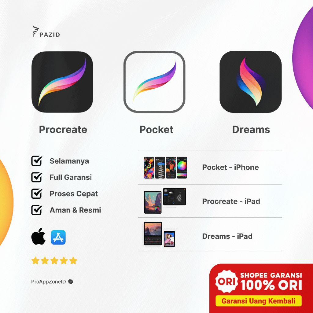 Jual Procreate Terlengkap & Harga Terbaru Mei 2026 | Shopee Indonesia