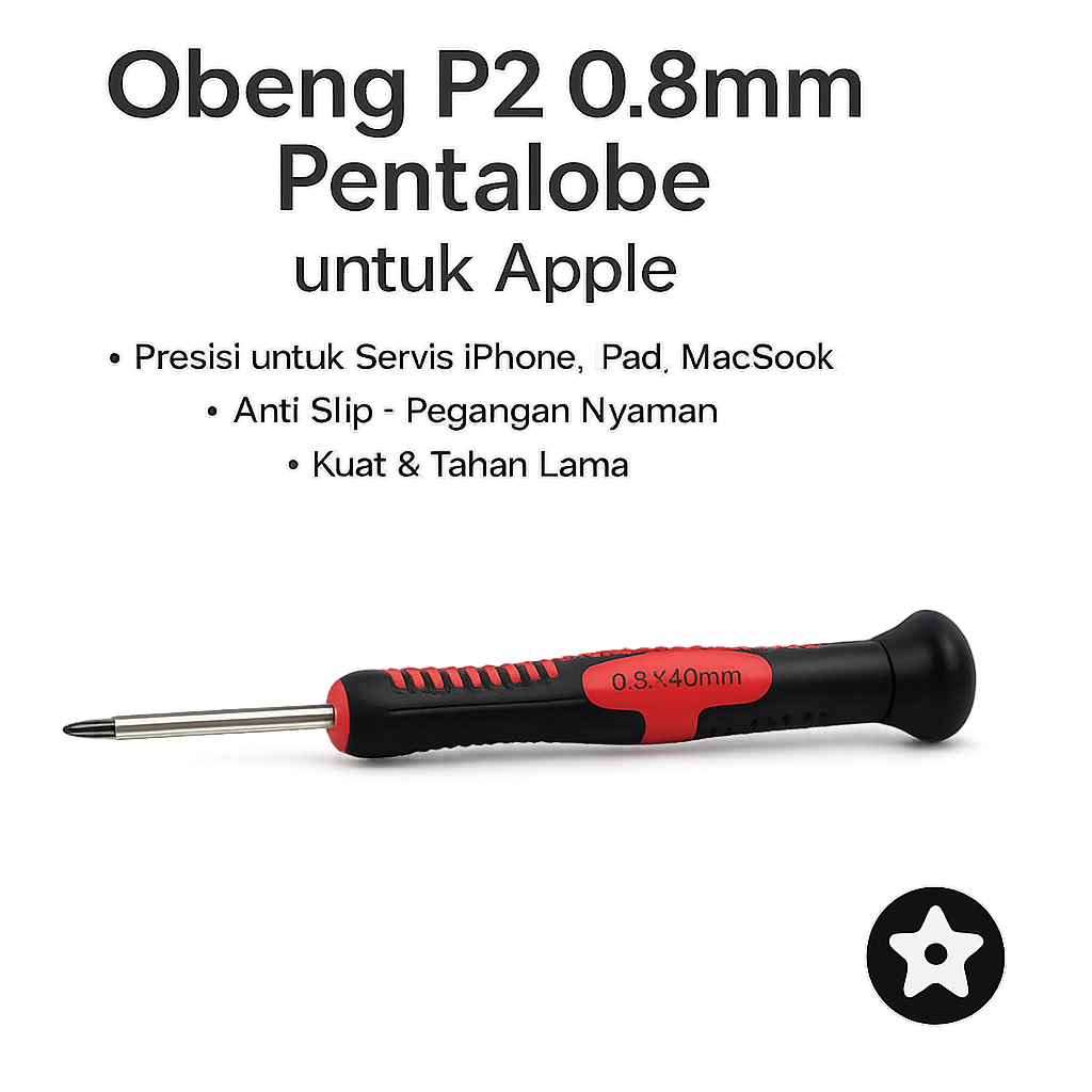 Jual Obeng Pentalobe P2 0.8mm iPhone iPad Macbook Screwdriver | Shopee ...