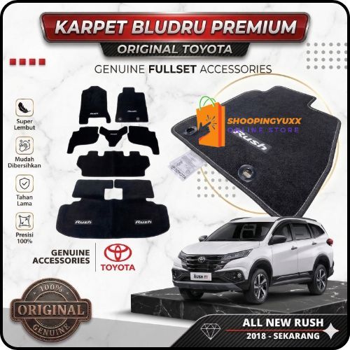 Jual Karpet Bludru Original All New Rush 2018-2025 Fullset Garansi ...