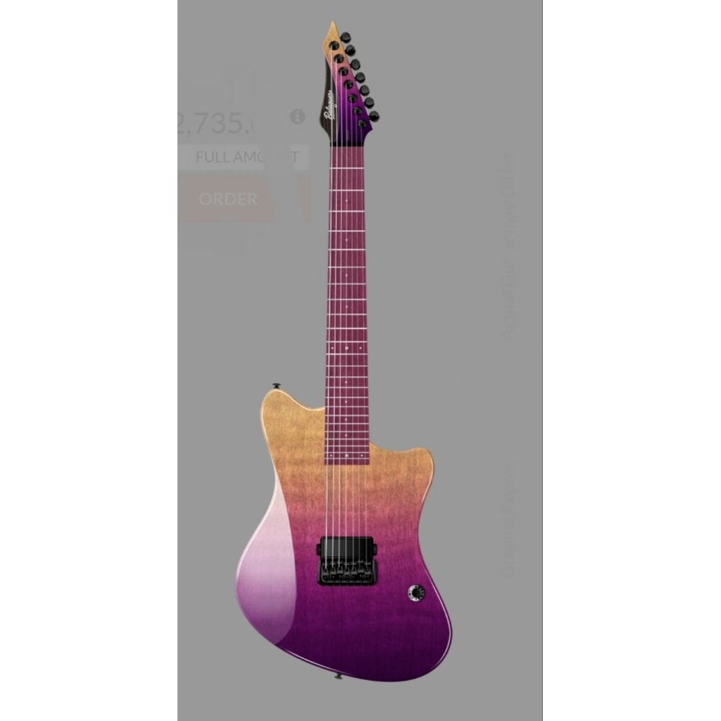 Jual Guitar 7 string baritone model espada | Shopee Indonesia