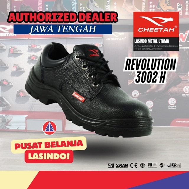 Jual Sepatu Safety Cheetah Terlengkap & Harga Terbaru Mei 2026 | Shopee ...