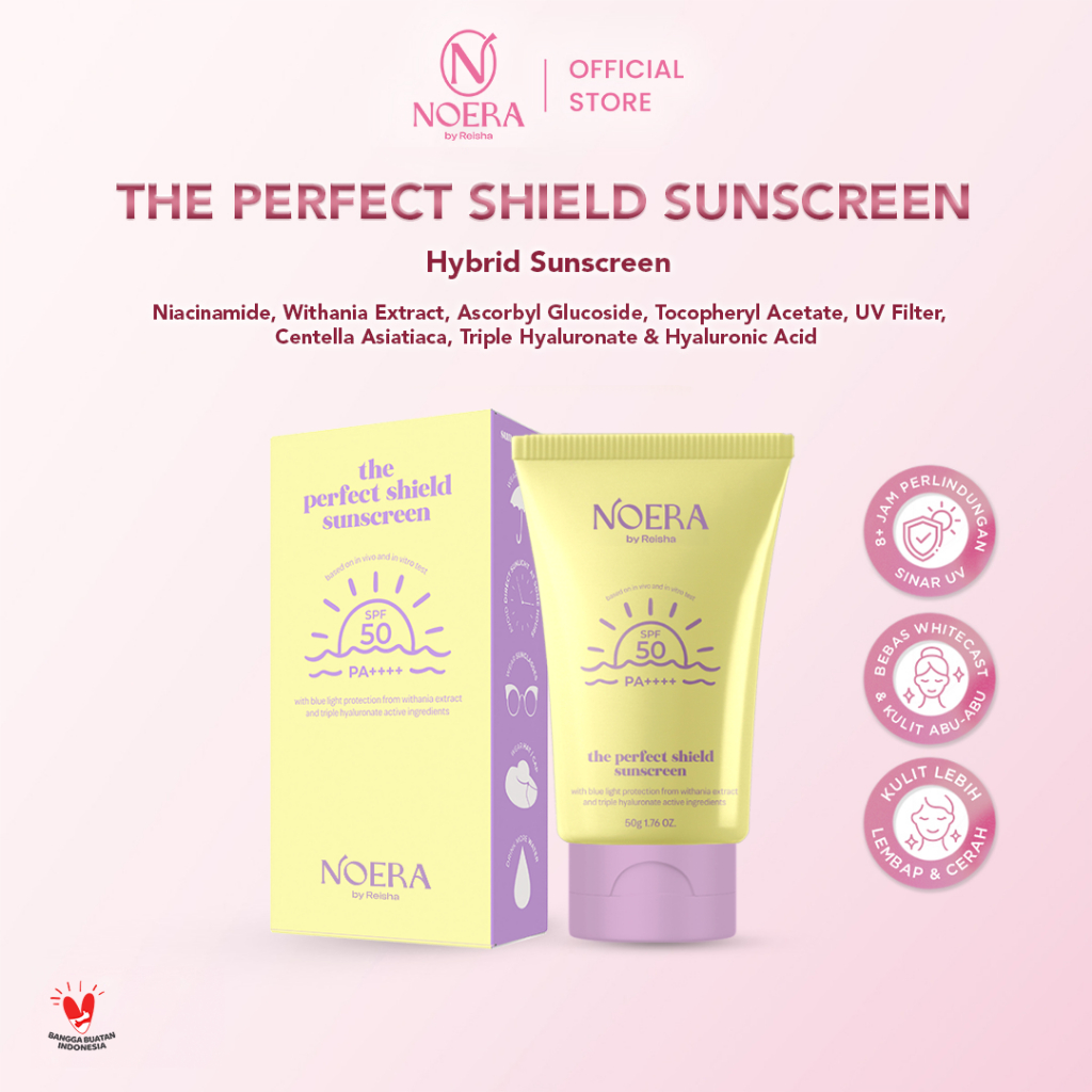 Jual Noera The Perfect Shield Sunscreen SPF 50 PA++++ | Sunscreen ...