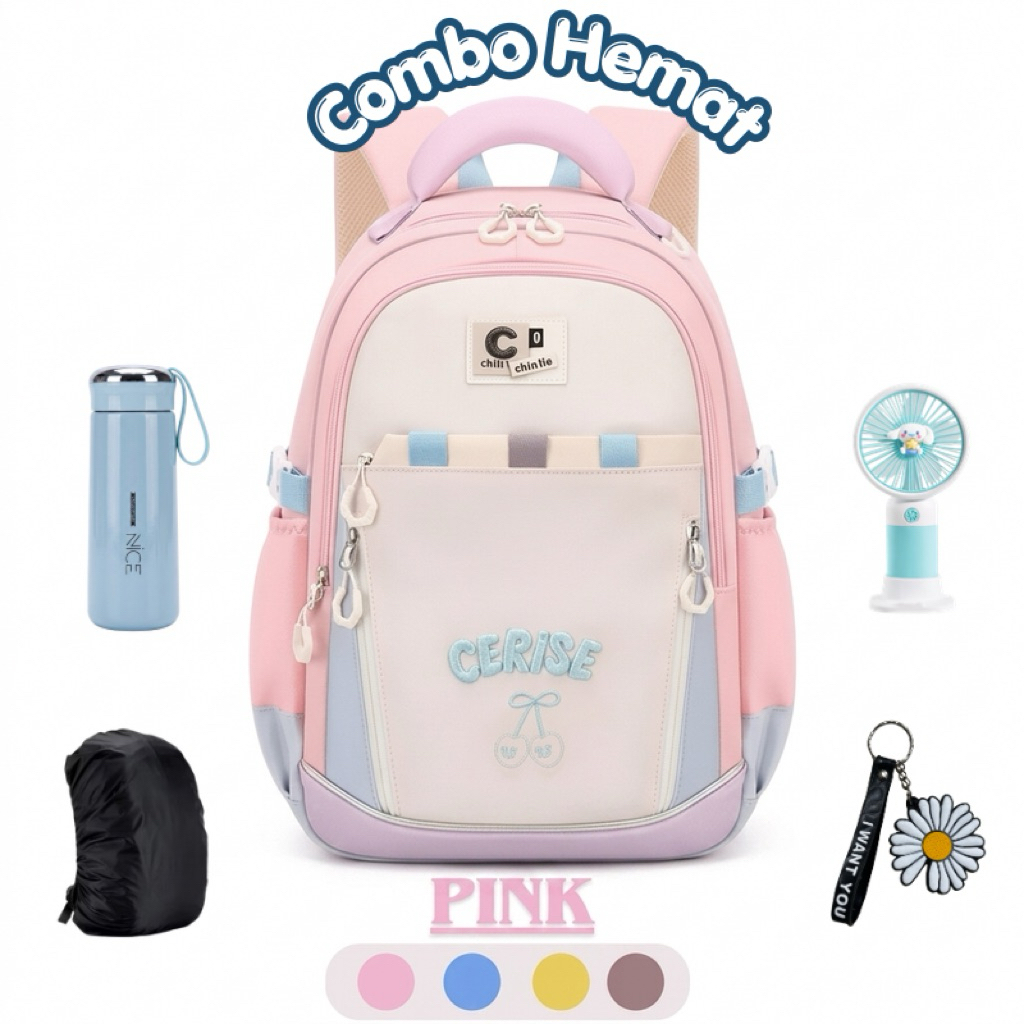 Jual Cerise Tas Ransel Anak Perempuan Sekolah Backpack Fashion Tas ...
