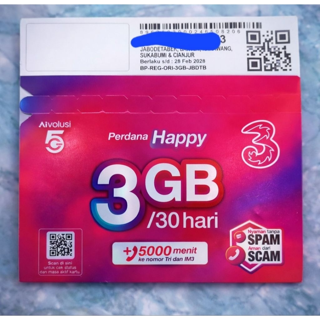 Jual Kartu Perdana Tri Terlengkap & Harga Terbaru Mei 2026 | Shopee ...