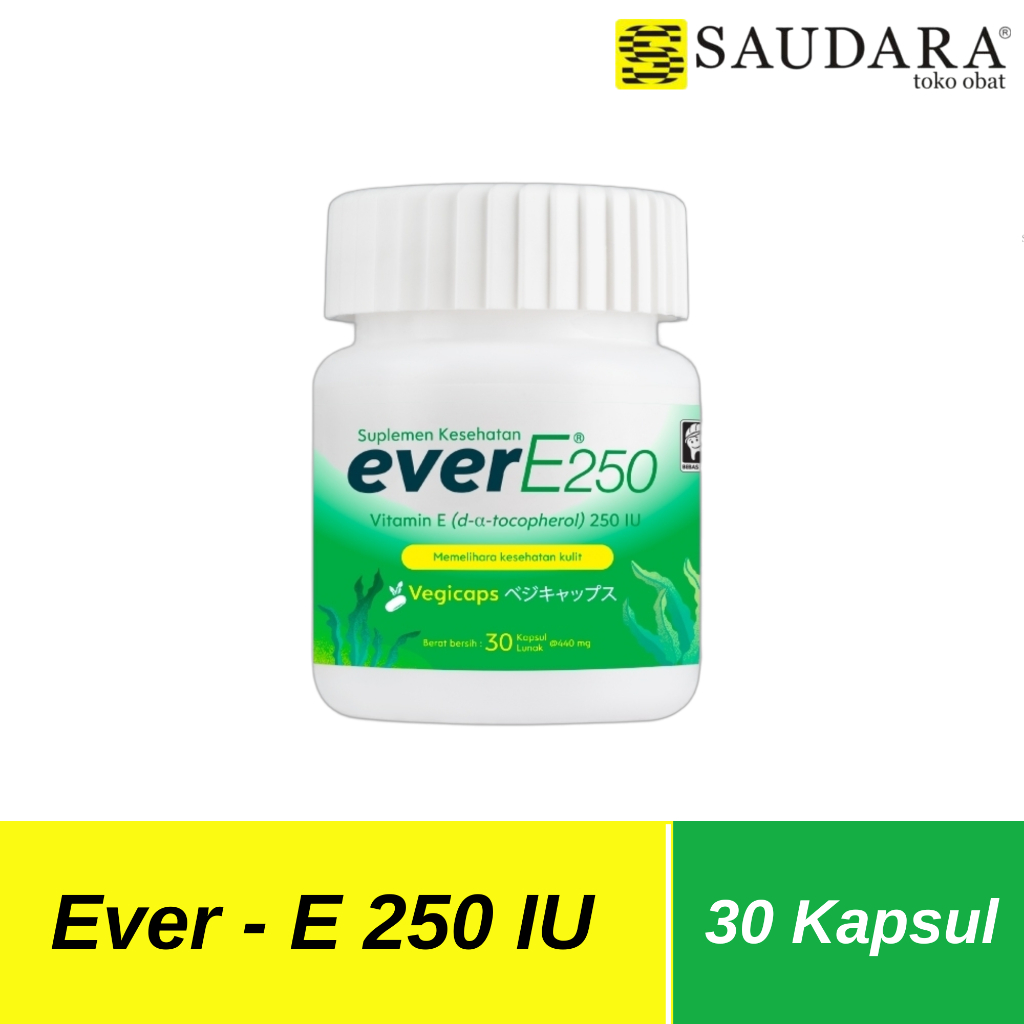 Jual EverE 250IU (30 Kapsul Lunak) - Ever E | Shopee Indonesia