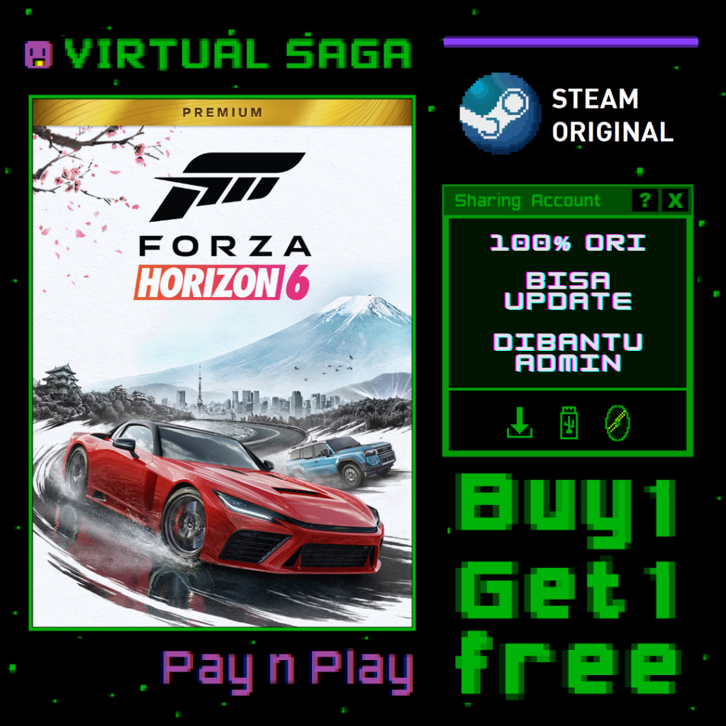 Jual Forza Horizon 6 Premium Edition Steam Sharing PC Game Forza 6 ...