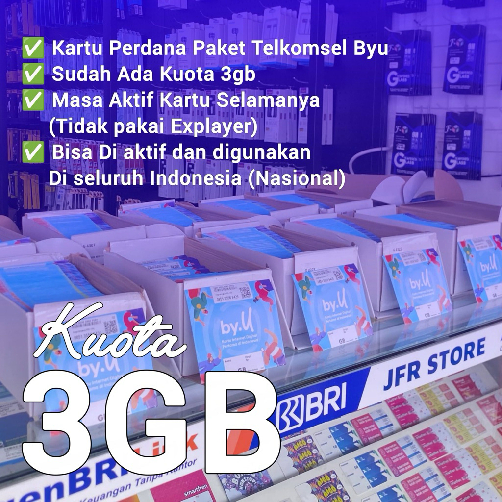 Jual Kartu Byu Telkomsel Terlengkap & Harga Terbaru Juni 2026 | Shopee ...