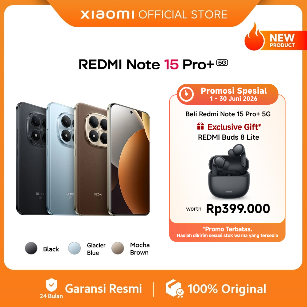 Jual Xiaomi Redmi Note 15 Pro Plus Terlengkap & Harga Terbaru Juni 2026 ...