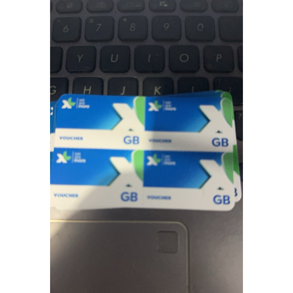 Jual vocher kosong XL||1 lembar isi 4SN ||bisa digunakan di selurun ...